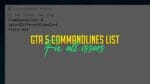 List of All GTA 5 Custom CommandLines - Game Decide