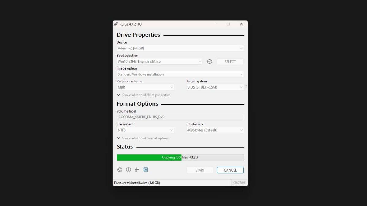 Install & Download Rufus - Create Bootable USB Drives