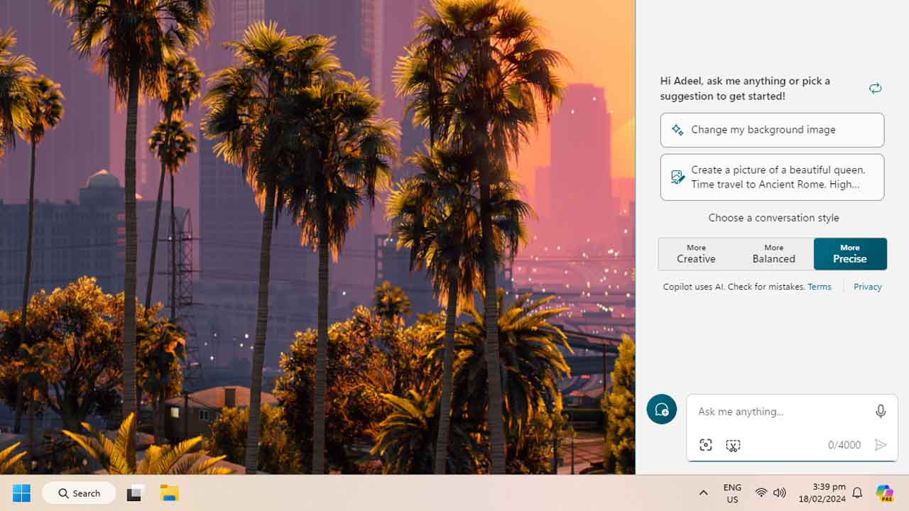 How to Hide Copilot in Taskbar and Show Desktop (Windows 11)
